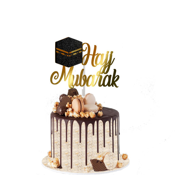 Hajj Mubarak cake topper – NV-Sparkle